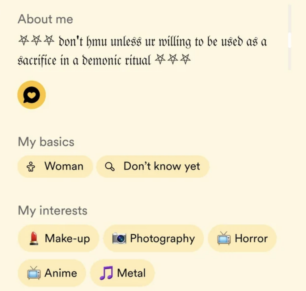 23 Terrible Bumble Screenshots April 2023