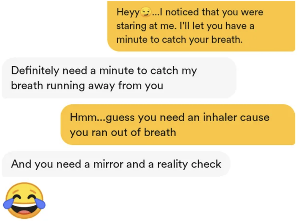 23 Terrible Bumble Screenshots April 2023