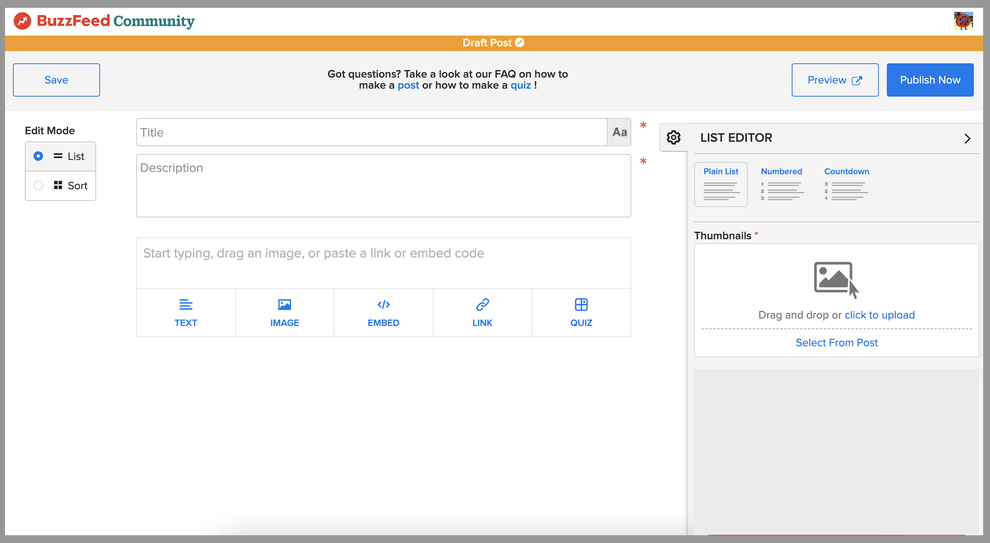 How To Make A BuzzFeed Post