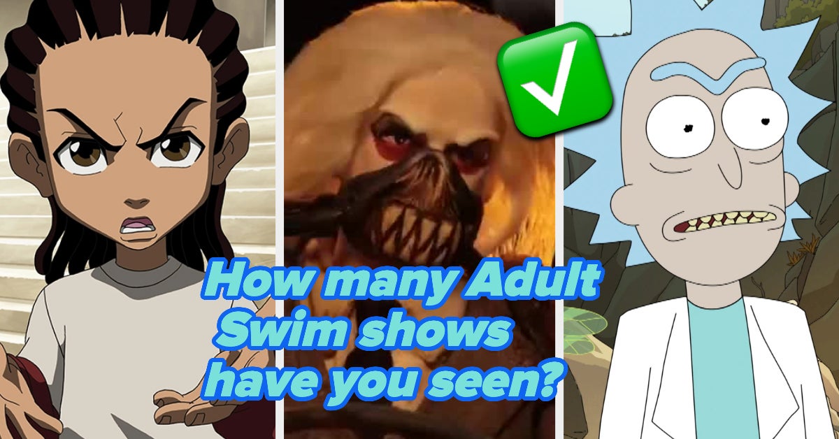 Adult Swim Shows Checklist Quiz