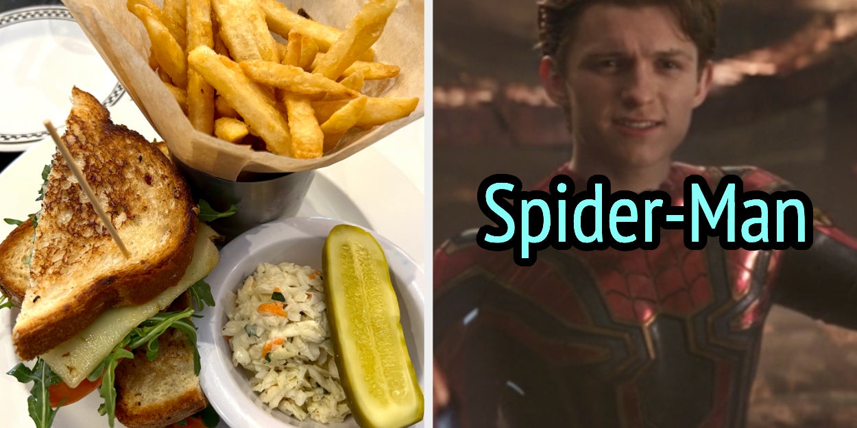 spider man eats bread