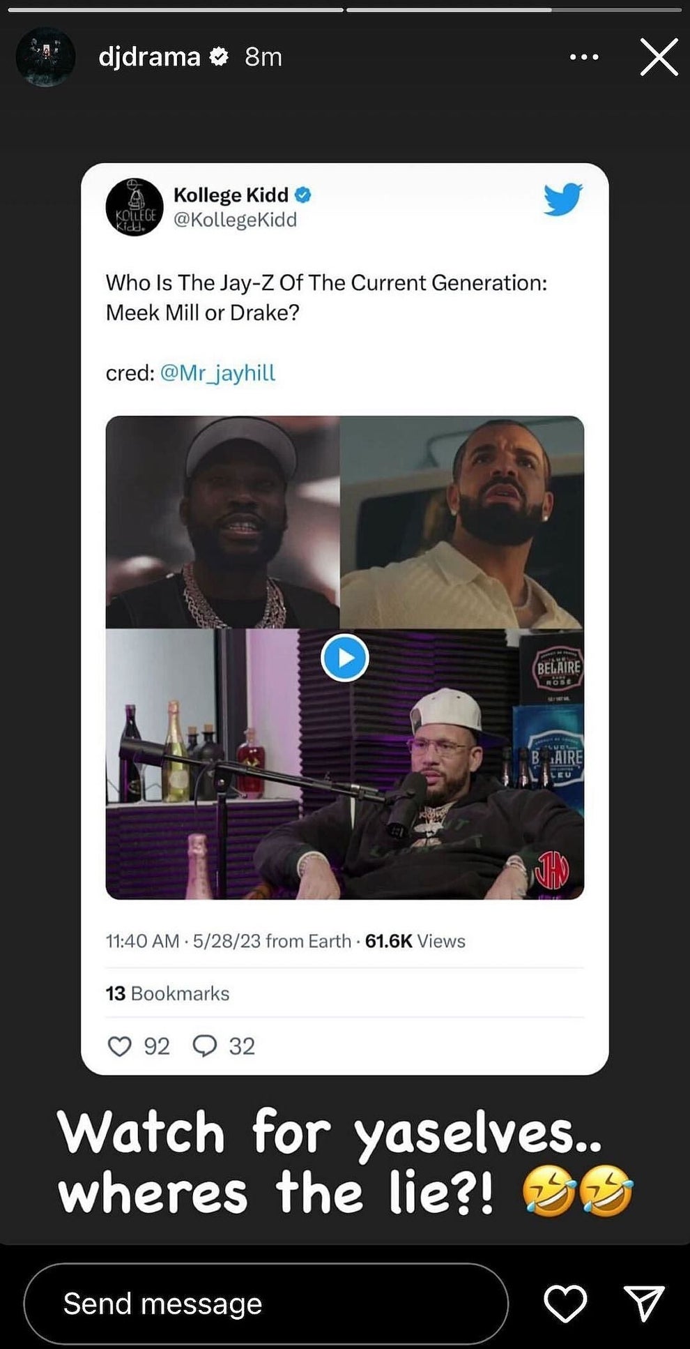 Meek Mill Calls DJ Drama 'Goofy' Over Perceived Insult | Complex