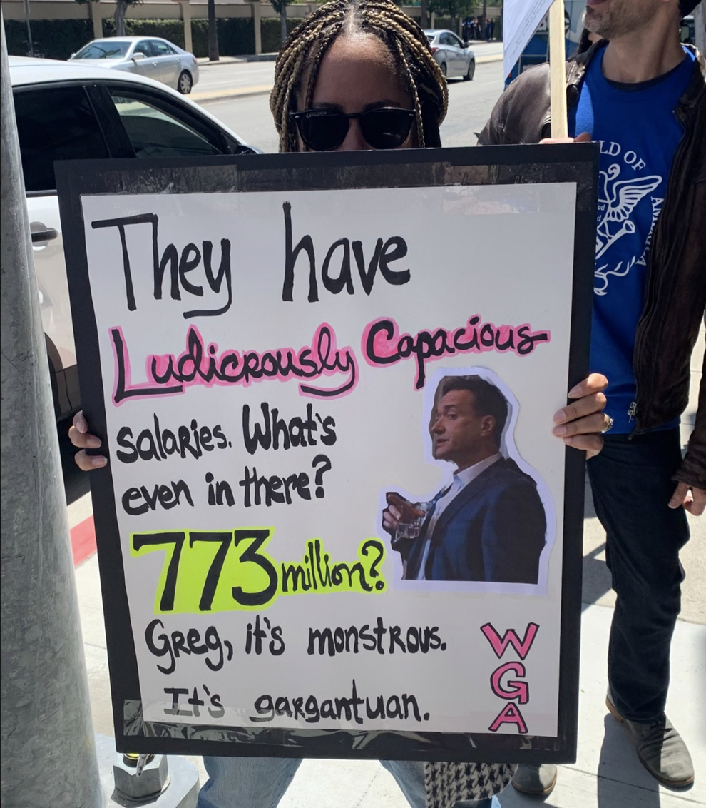 The Funniest Picket Signs From The Writer's Strike