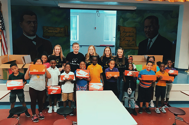 Teenager Hooks Up 150 Kids With Brand New Sneakers | Complex