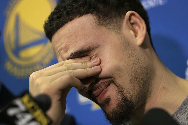 Watch Klay Thompson Fall on His Face Trying to Dunk | Complex