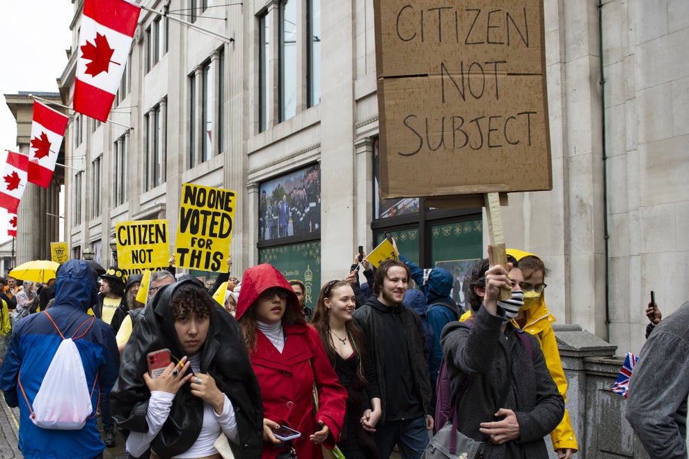 Photos Of King Charles III Coronation Protests