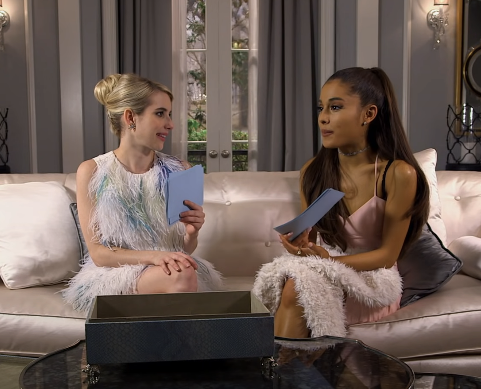 Ariana Grande's Awkward Interview With Emma Roberts Resurfaces