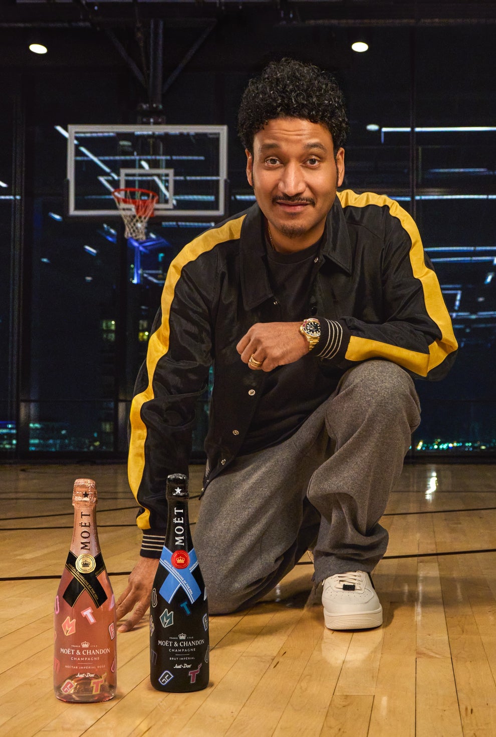 Just Don Shares New Moët and Chandon X NBA Collaboration | Complex
