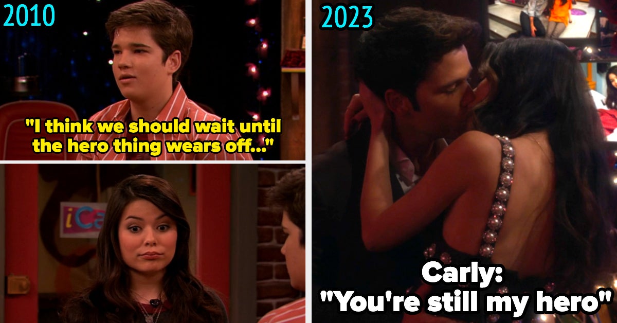 Carly And Freddie Icarly Kiss 15 Years In The Making