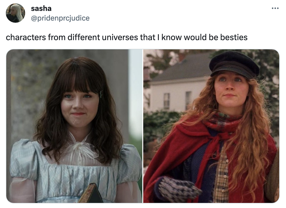 Fictional Characters Who Would Be Friends Tweets