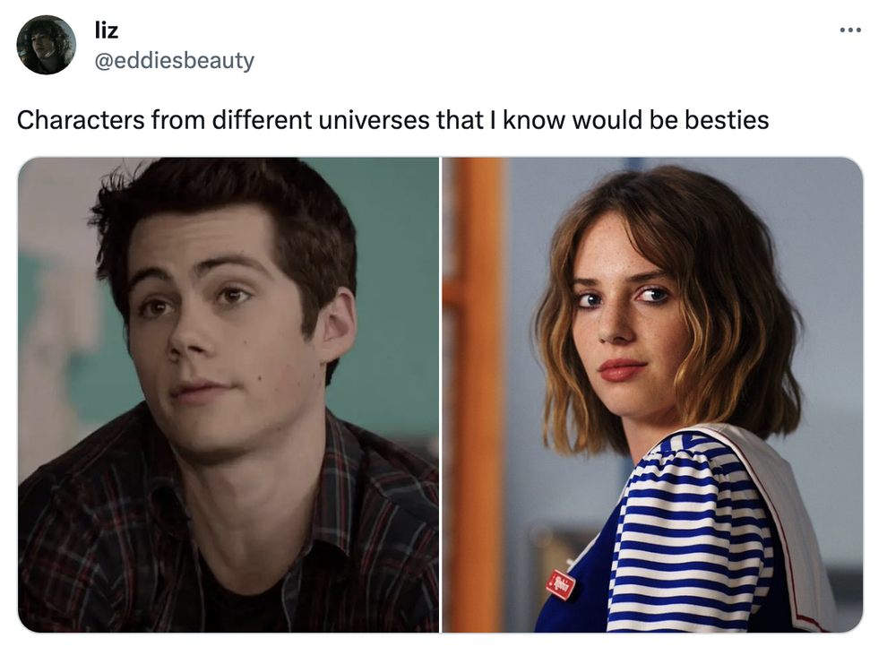 Fictional Characters Who Would Be Friends Tweets