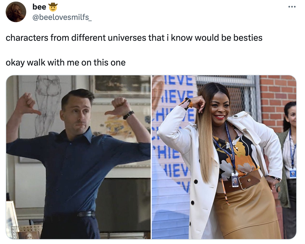 Fictional Characters Who Would Be Friends Tweets