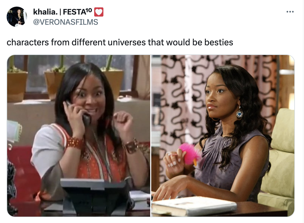 Fictional Characters Who Would Be Friends Tweets