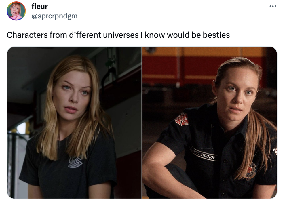 Fictional Characters Who Would Be Friends Tweets