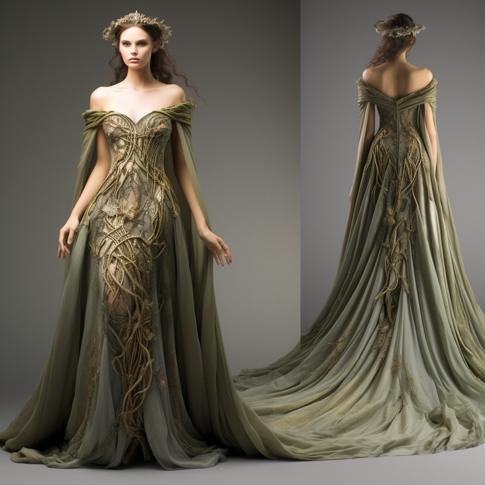 AI Generated Gowns Based On Books