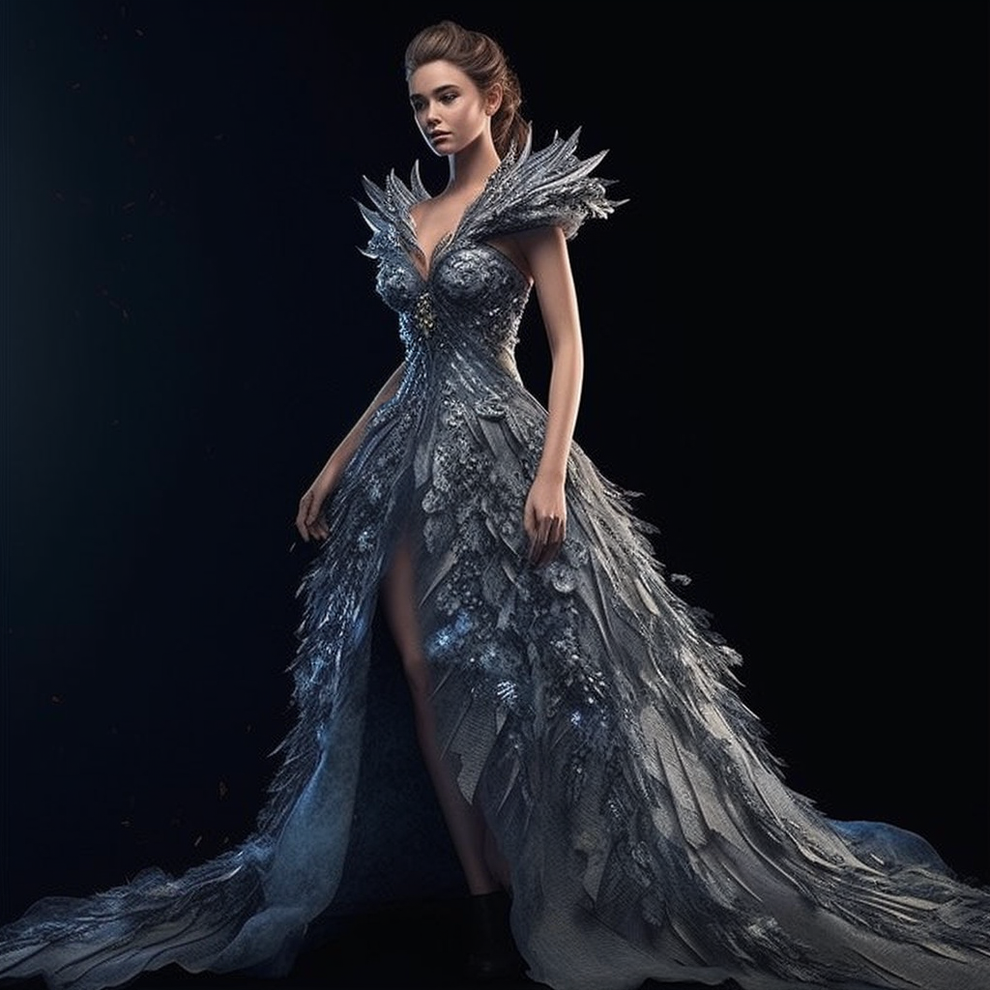 AI Generated Gowns Based On Books