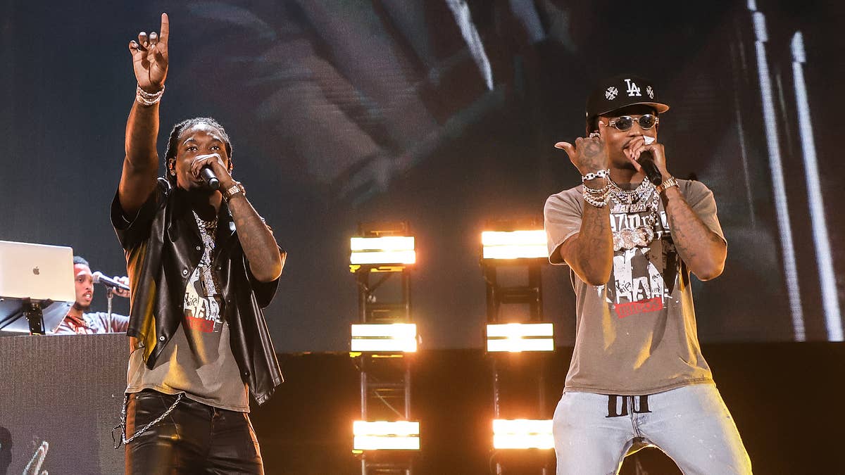 Quavo and Offset Link Up to Celebrate Takeoff’s 29th Birthday | Complex