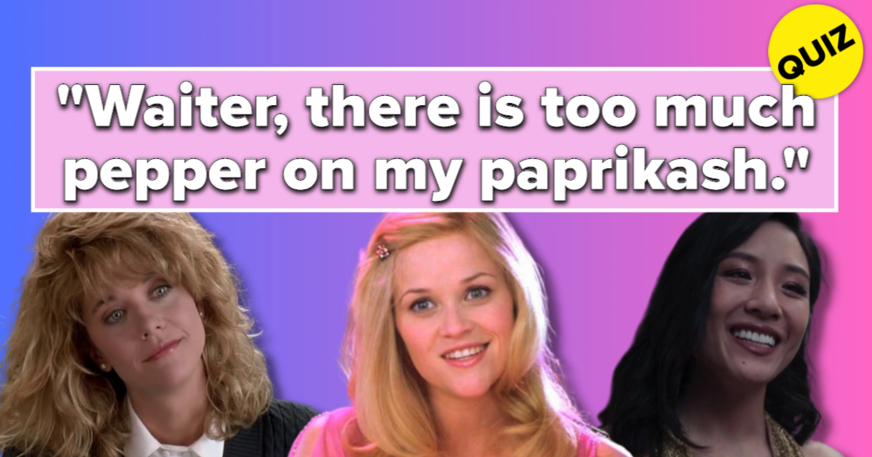 Rom-Com Iconic Quotes Trivia Quiz
