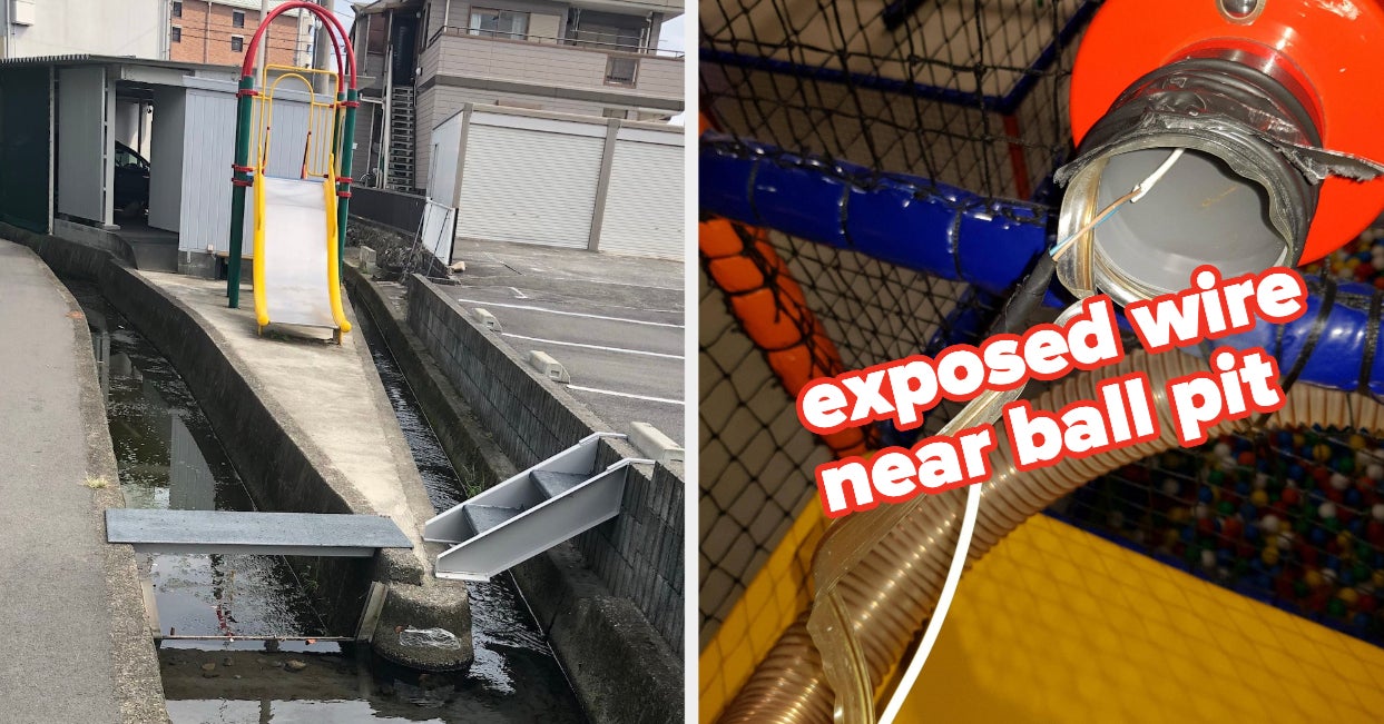 14 Terrifying Playgrounds You'd Never Want Your Kids to Go To