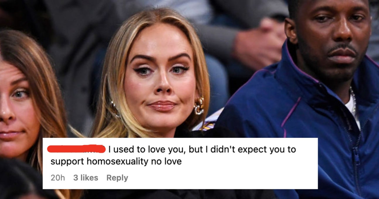 Adele Slammed By Homophobes For Wearing Pride Dress