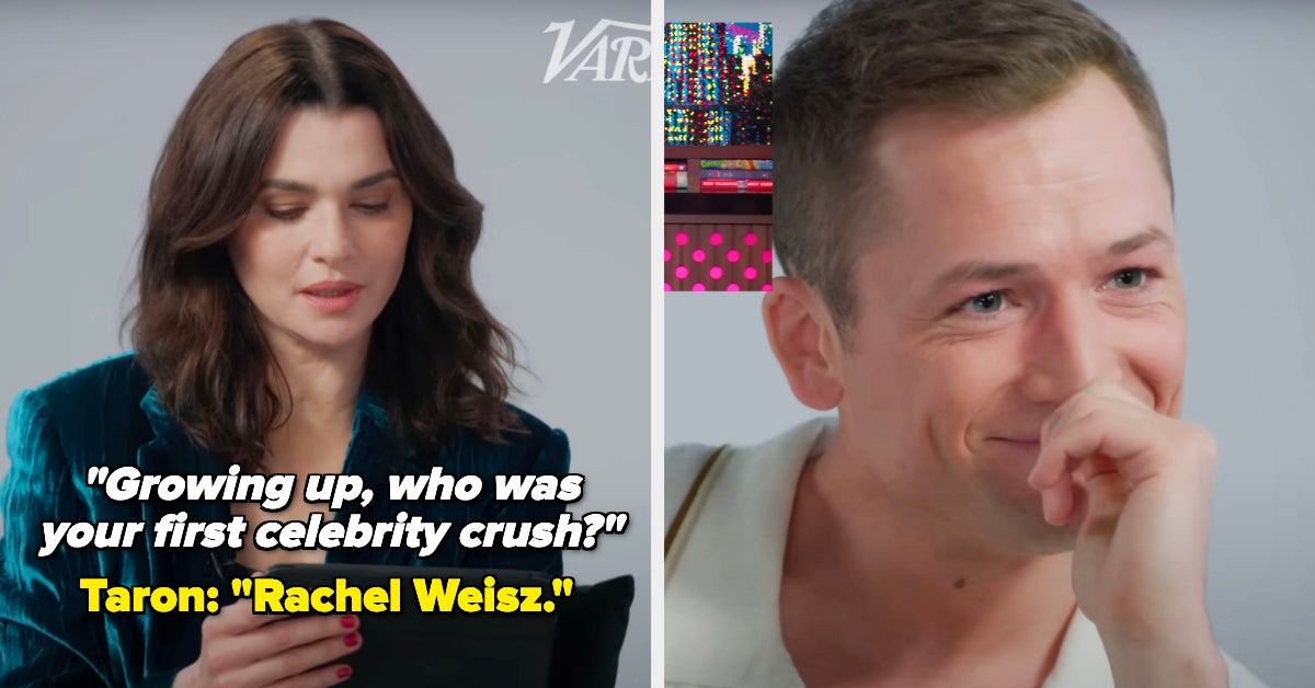 Taron Egerton Rachel Weisz Crush
