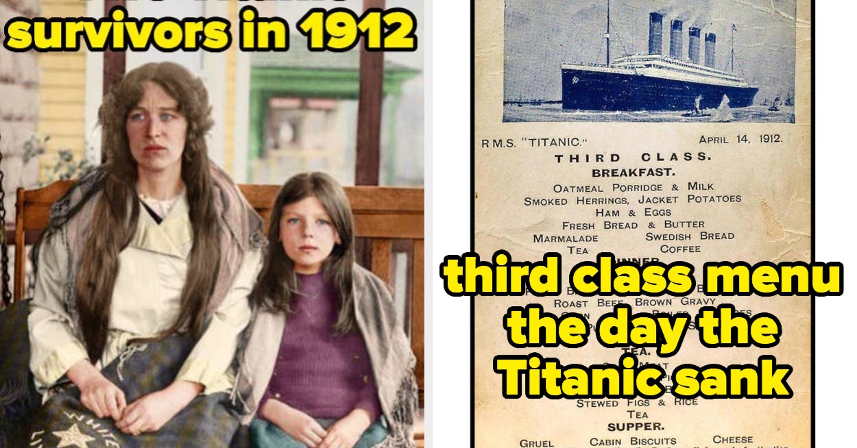 1912 Titanic People