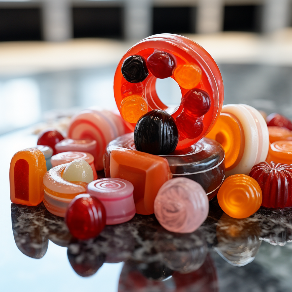 AI Candy As Michelin-Starred Dishes Images