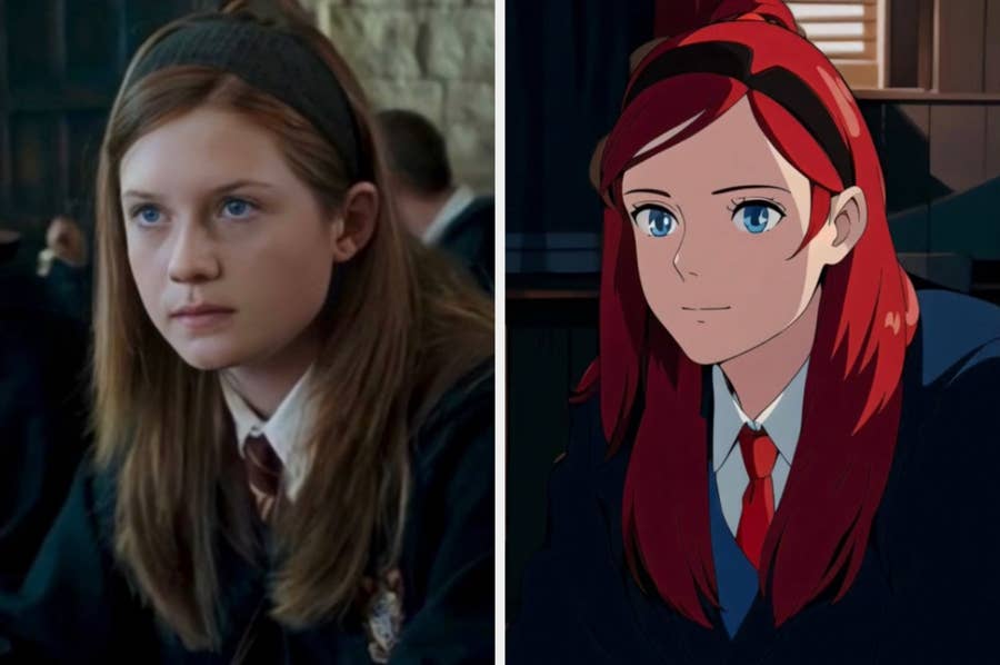 Ginny Anime De Harry Potter Ginny Weasley Zauberstab Charakter