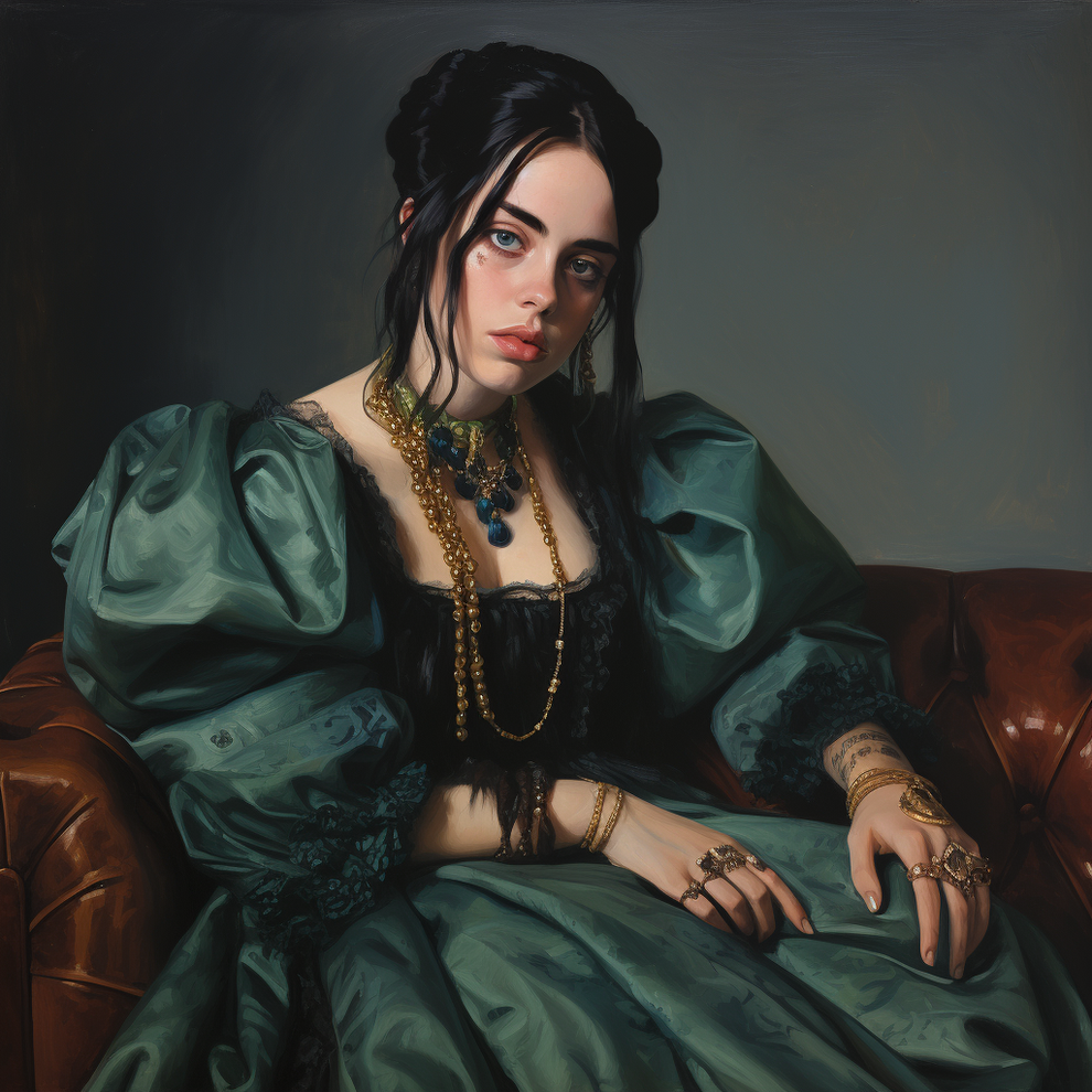 AI Portraits Of Pop Stars As 1800s Royalty