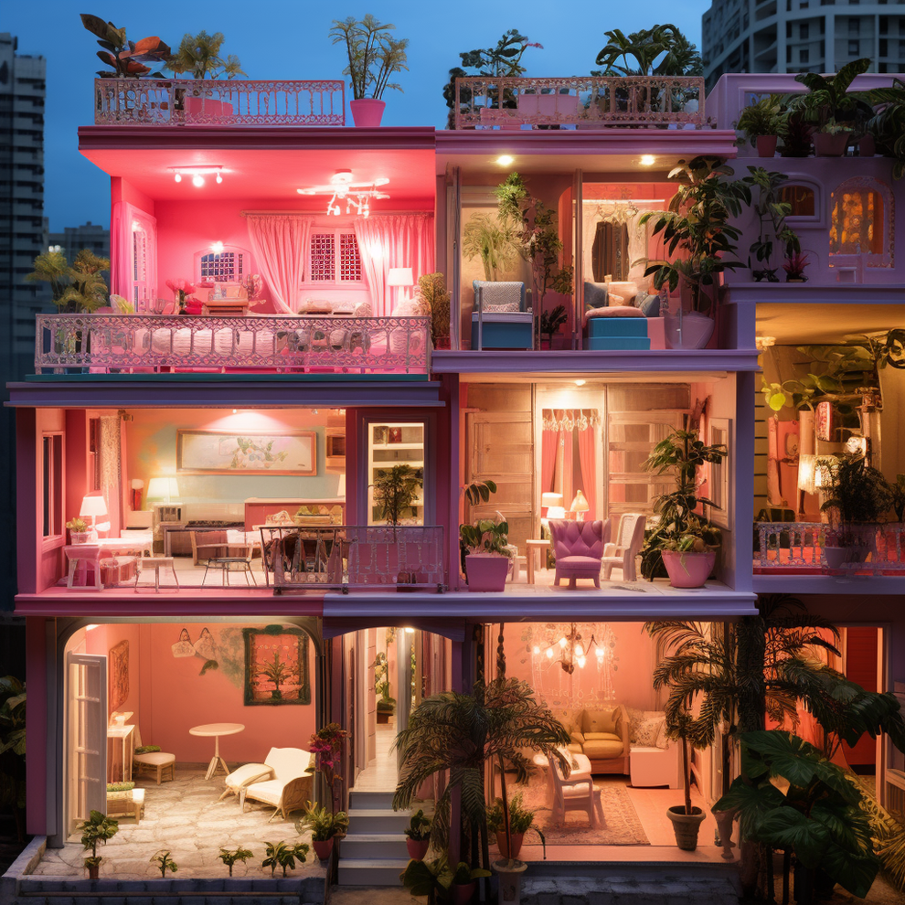 Barbie's Dreamhouse In 35 Countries Around The World AI