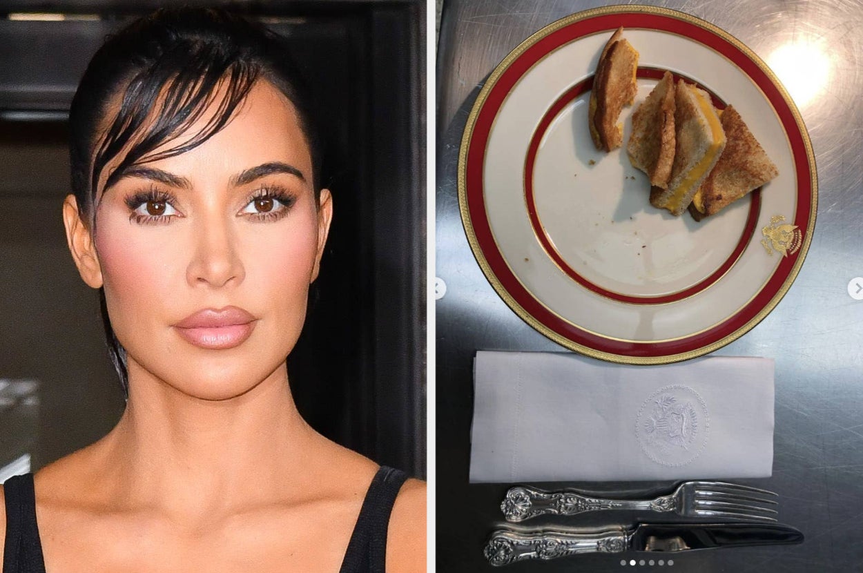 Kim Kardashian Proves She Can Cook With Sad Grilled Cheese Sandwich
