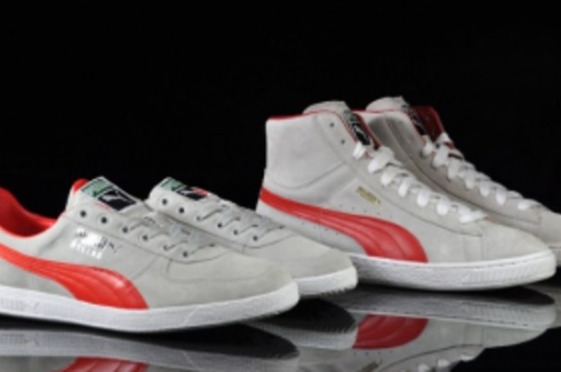 PUMA Suede Classic Mid & Dallas - Grey/Red Pack | Complex