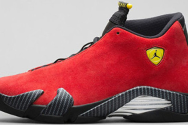 An Official Look at the 'Ferrari' Air Jordan 14 Retro | Complex