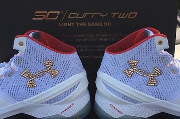 Australian Sports Hero Commissions Diamond Encrusted Steph Curry Shoes ...