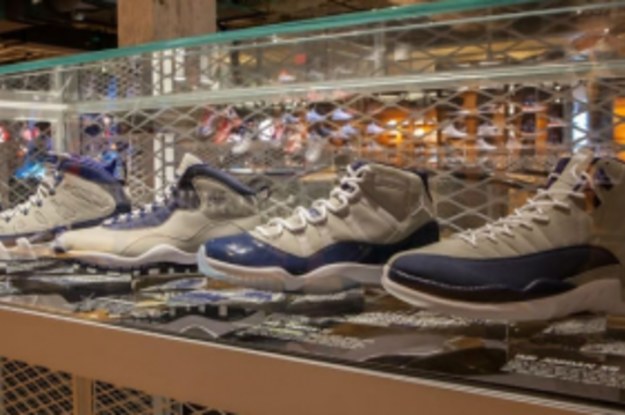 Air Jordan Georgetown Collection on Display at Nike D.C. | Complex