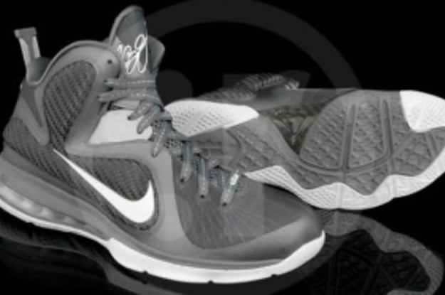Nike LeBron 9 - Cool Grey/White-Metallic Silver | Complex