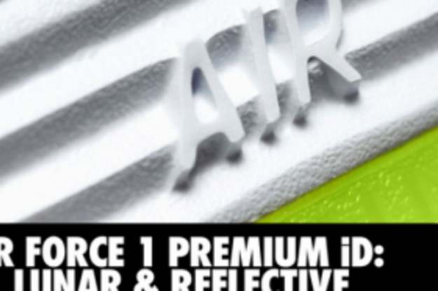 Nike Air Force 1 Premium iD - Lunar & Reflective Options | Complex