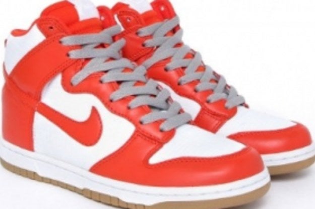 Nike WMNS Dunk High - White - Team Orange - Gum | Complex