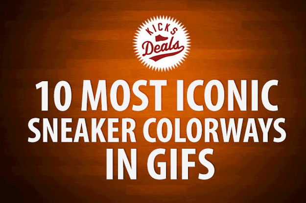 Kicks Deals Highlights The 10 Most Iconic Sneaker Colorways In GIFs ...