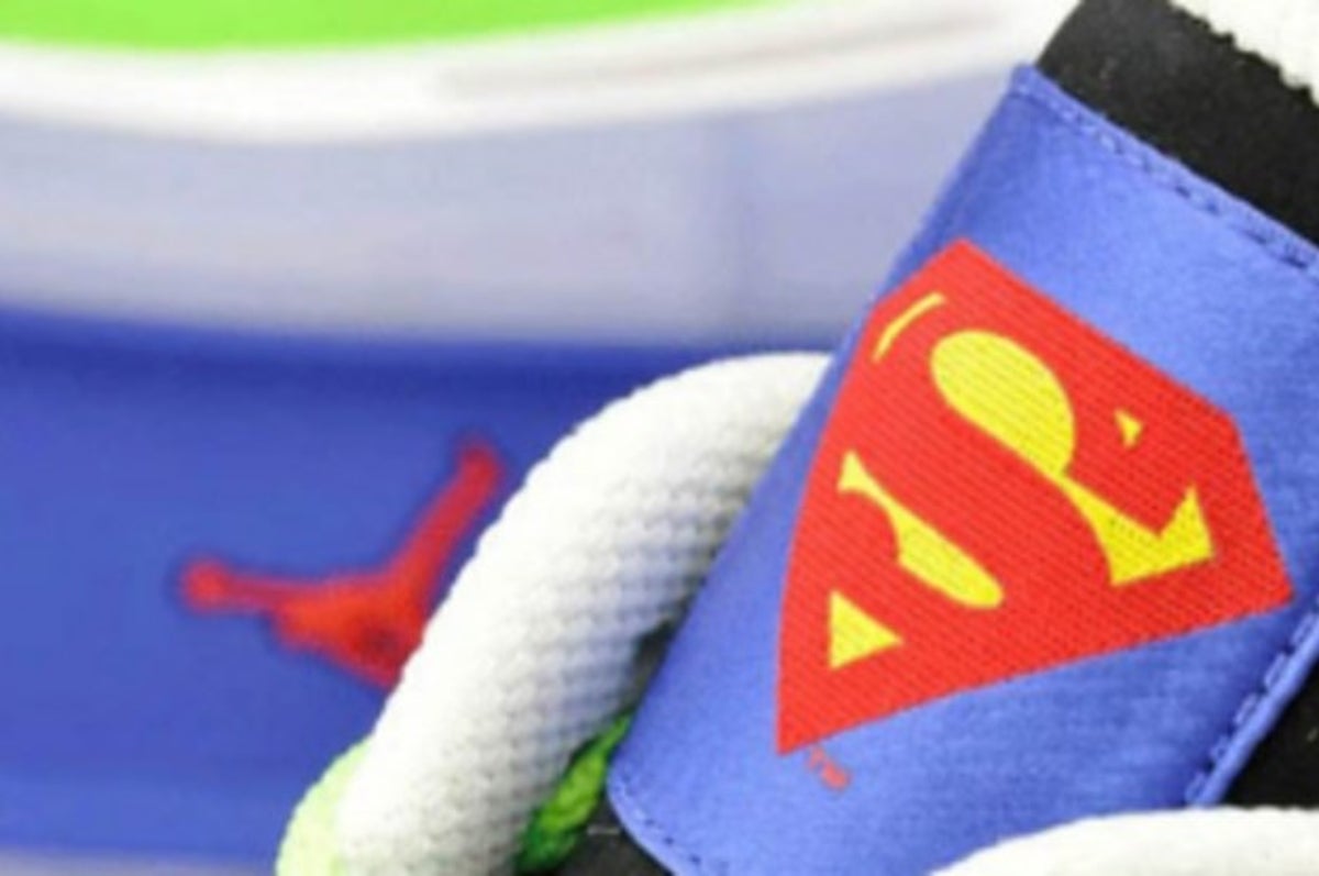 Jordan 4 Custom Superman