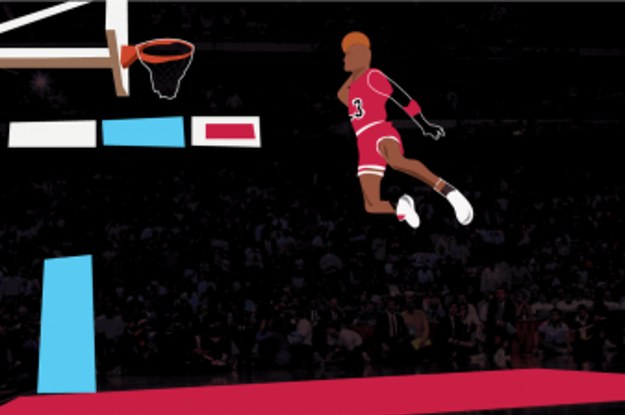 An Illustrated Look at Some of Michael Jordan's Most Iconic Moments ...