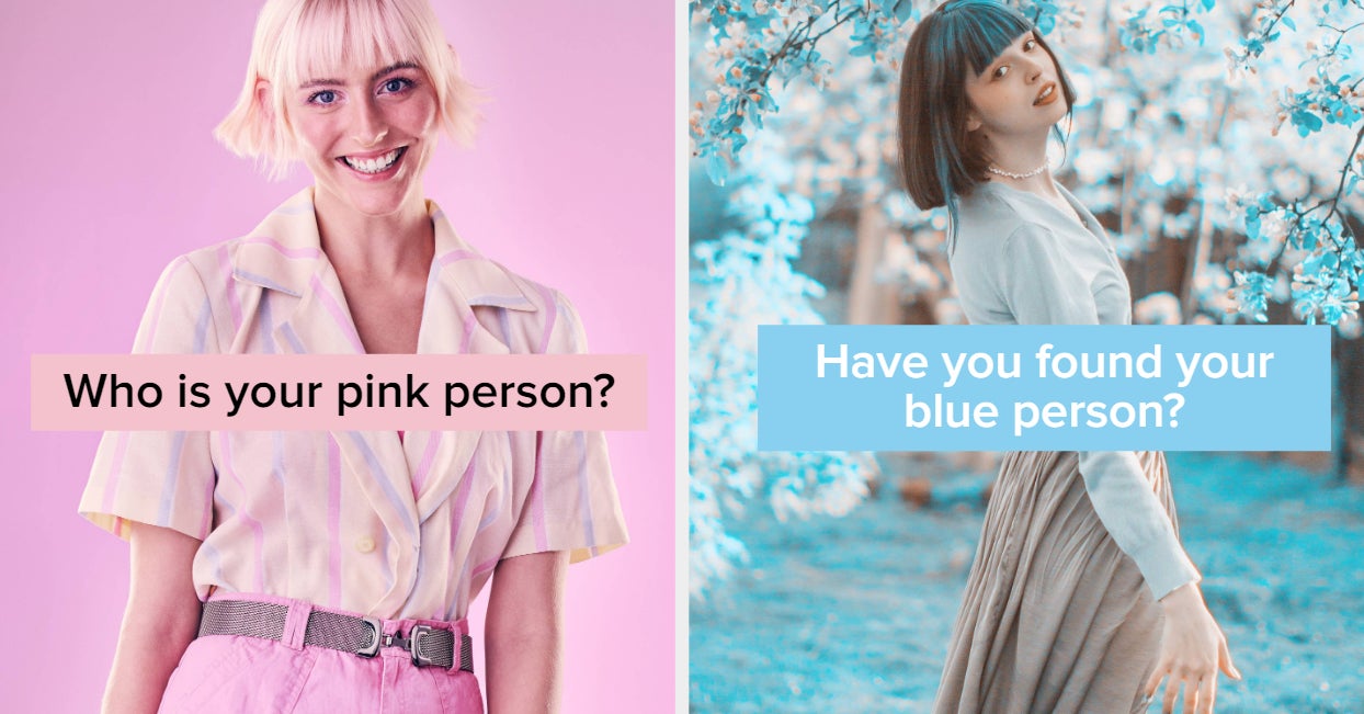 TikTok's 'Blue Person' And 'Pink Person' Trend Explained