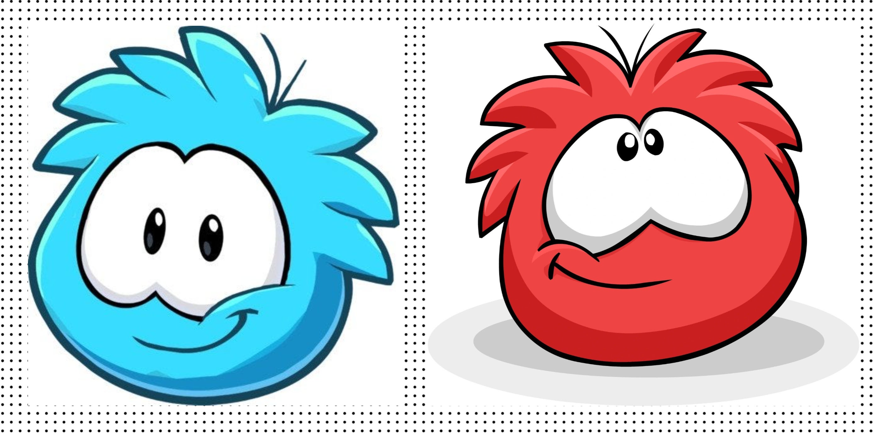 red puffle coloring pages