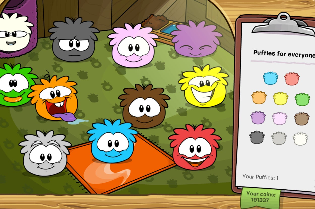 new puffle coloring pages
