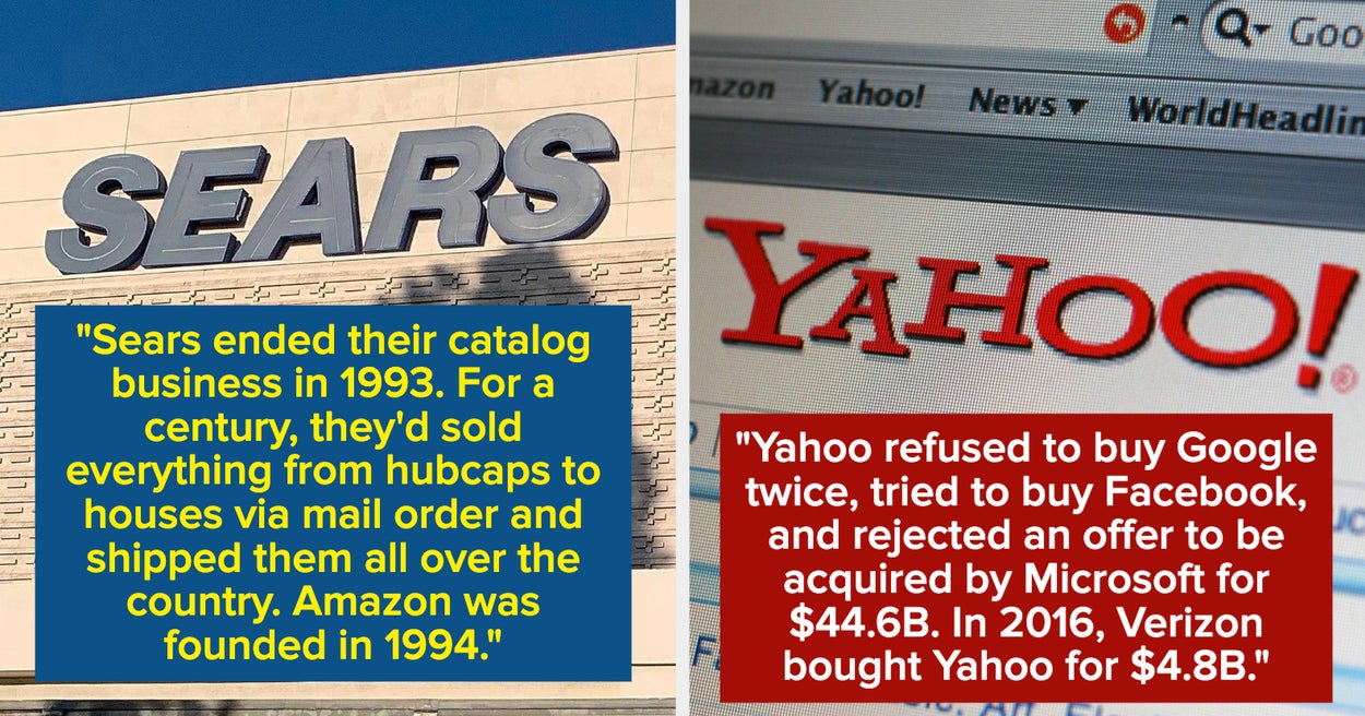 Famous Companies That Went Bankrupt Over Dumb Decisions