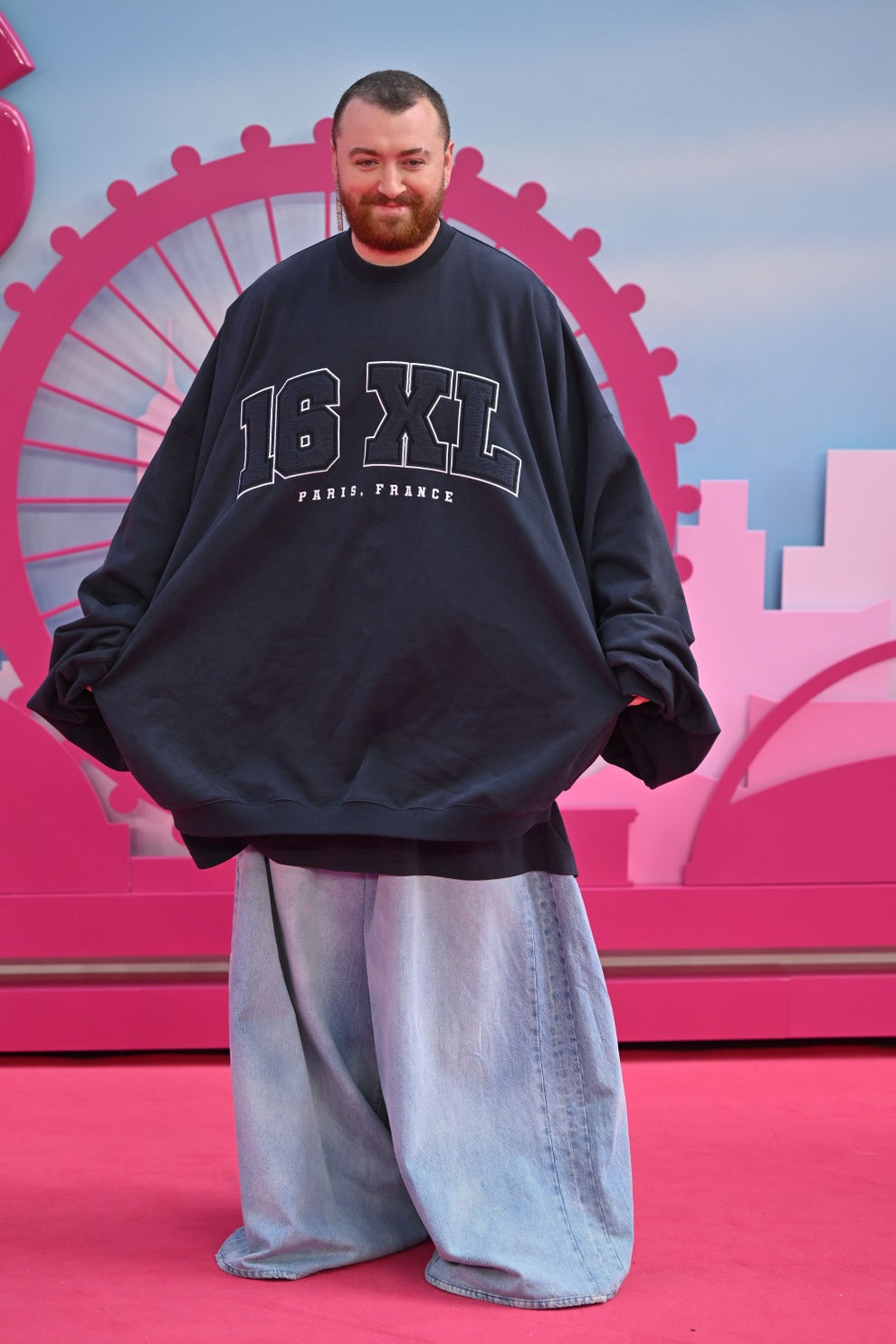 Sam Smith's Viral Barbie Premiere Look