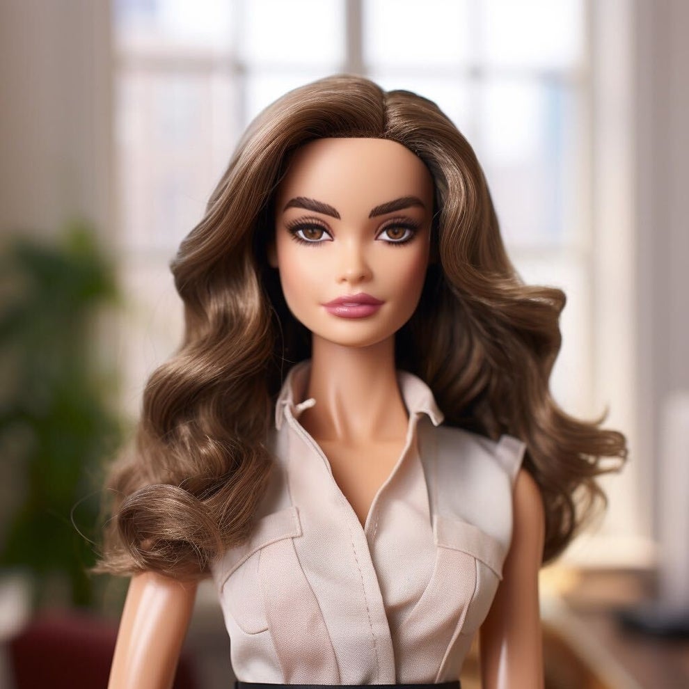 Margot Robbie, Ryan Gosling, And The Barbie Cast As Dolls