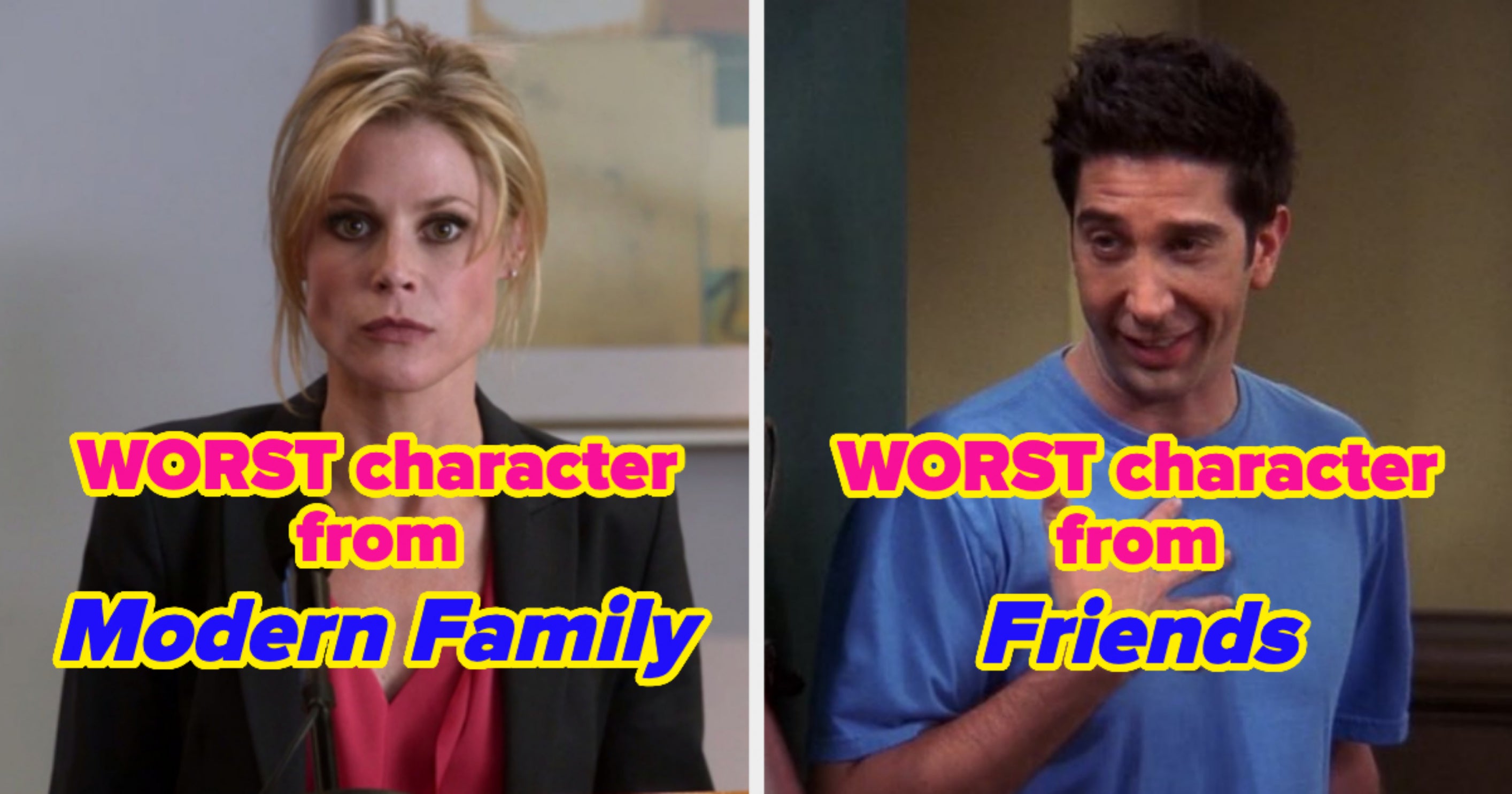 Worst Characters From Popular Sitcoms Poll
