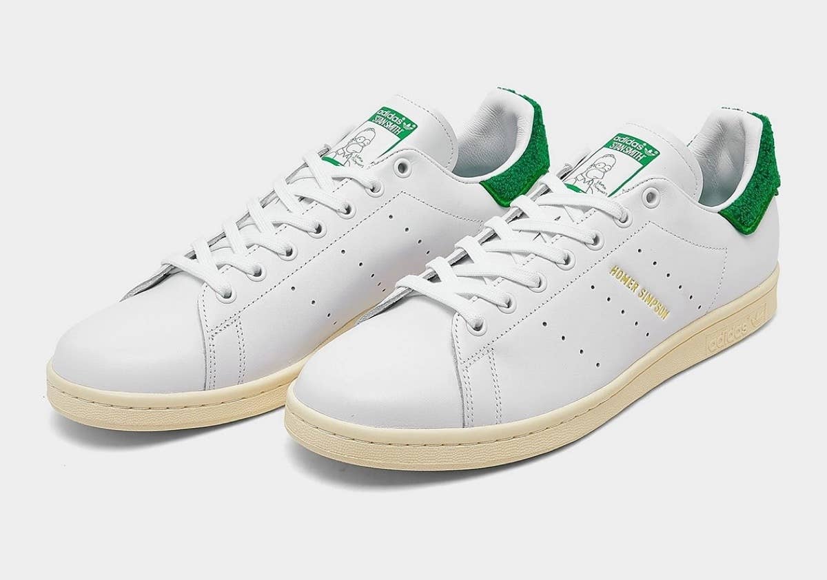 The Simpsons x Adidas Stan Smith 'Homer Simpson' Bushes Release Date ...