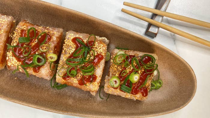 Rice Paper Cube Dumplings